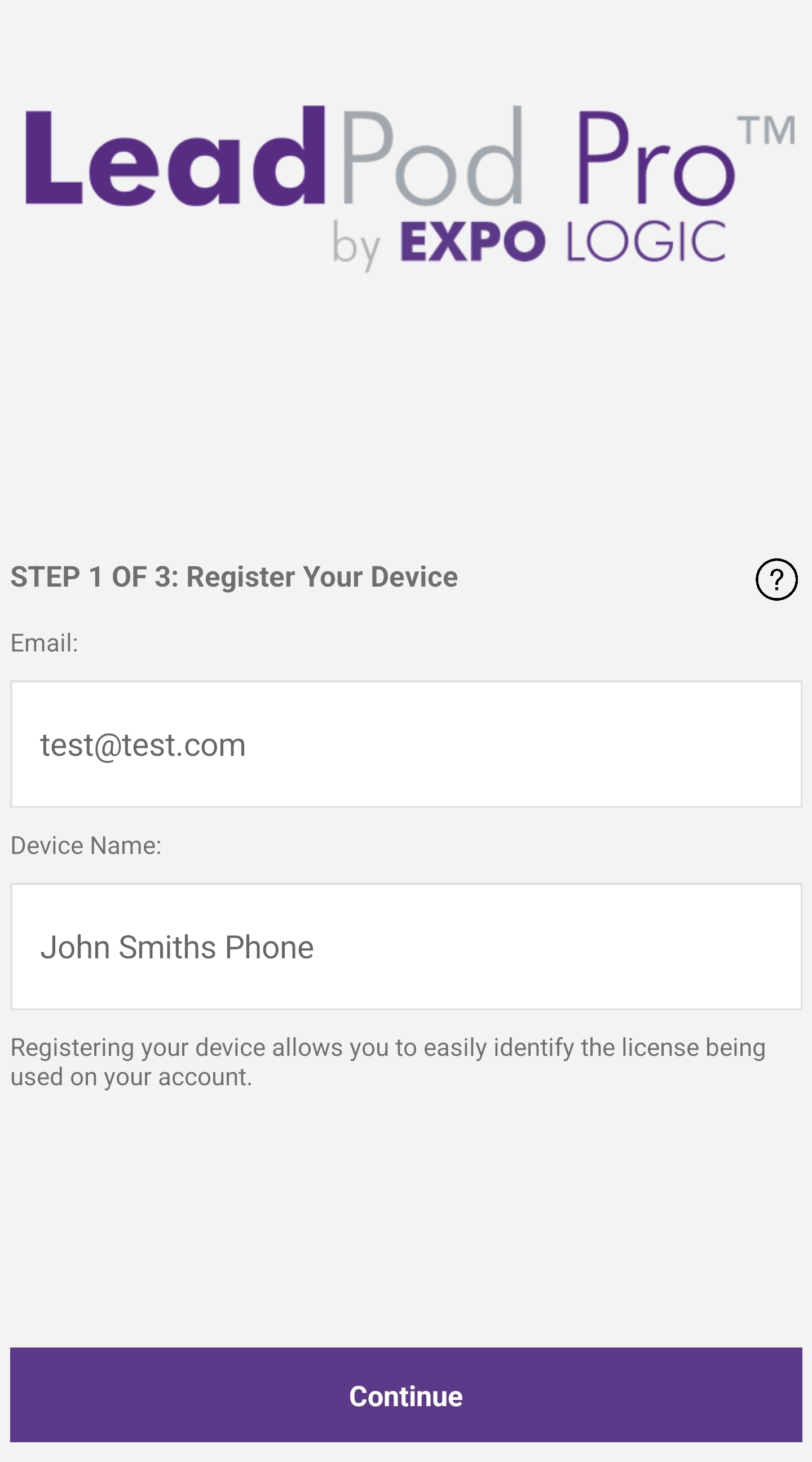 Logging Into the LeadPod Pro – Expo Logic